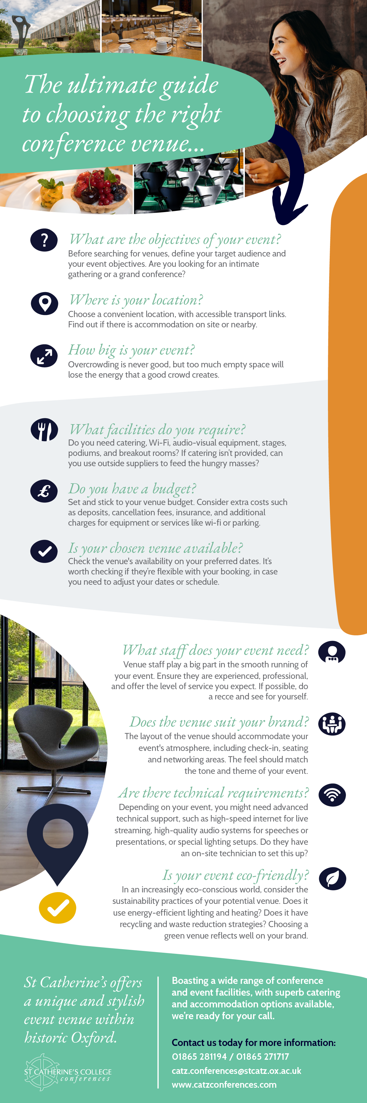 Ultimate Guide To Choosing The Right Conference Venue (Infographic)